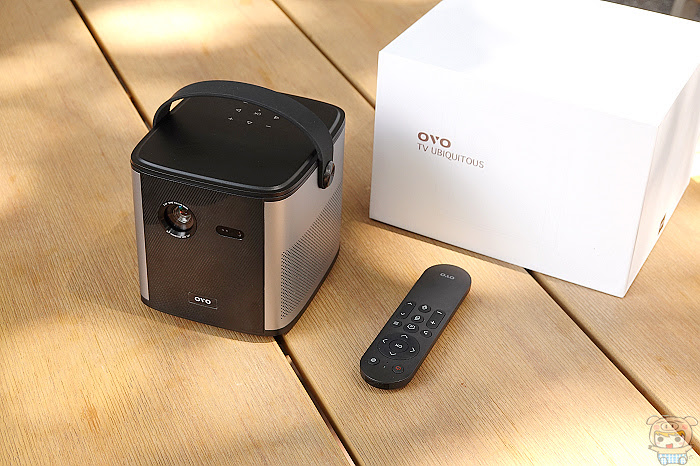 真正的無線投影機 內建電池 走到哪兒都能看電影 OVO U8 電影大師智慧投影機 開箱 評測 - ^(oo)^~小米行動CCC